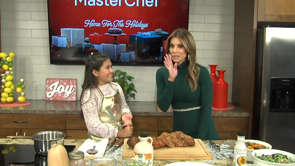 Young Master Chef Contestant Visits with a Delectable Dish