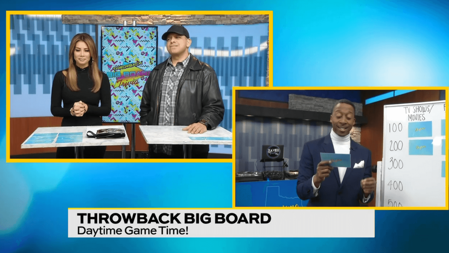 Kimberly and Xavier Face Off in Throwback Trivia Gameshow | Watch Daytime